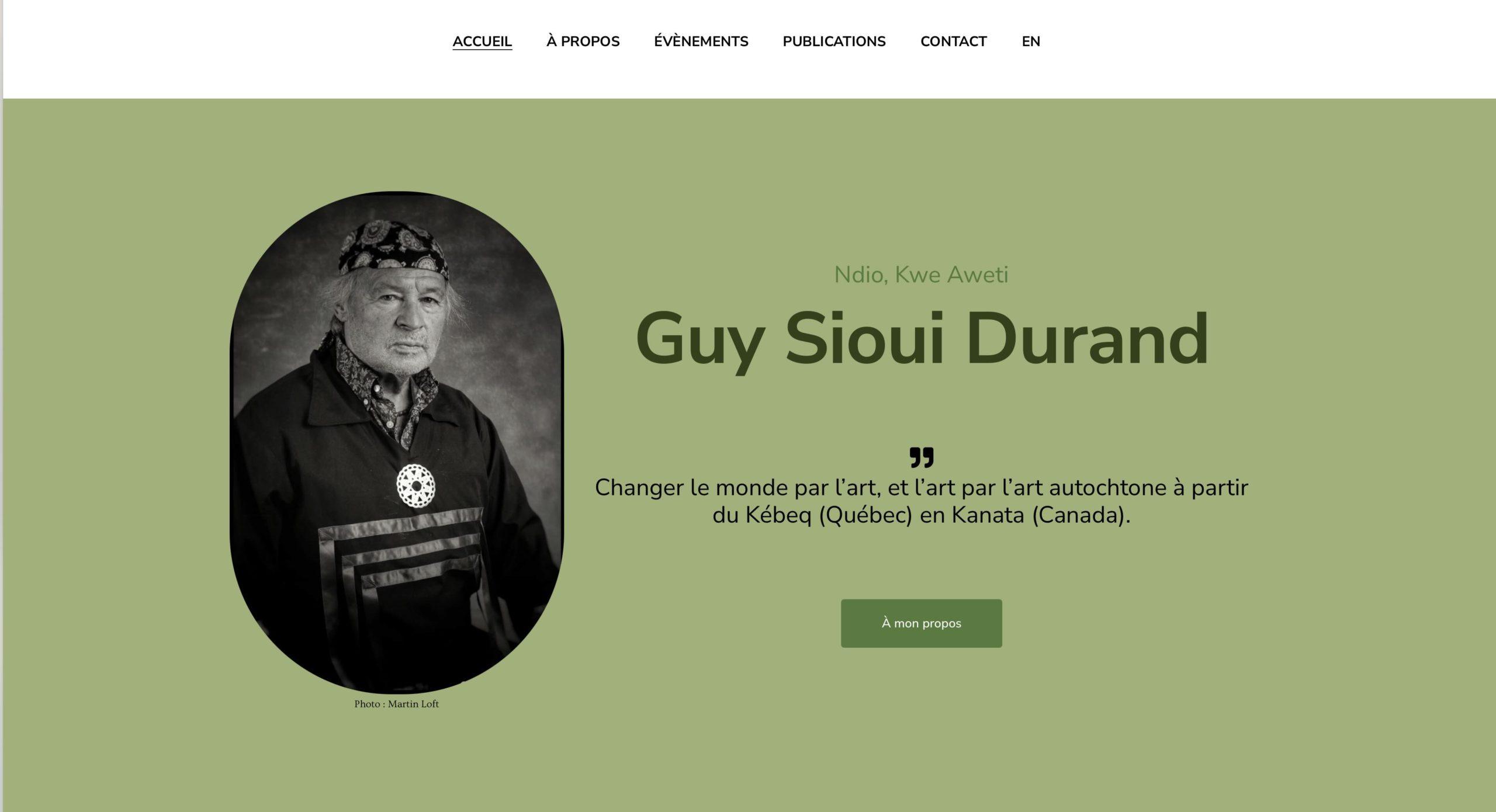 Guy Sioui Durand Sociologue, Commissaire, Wendat